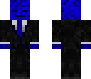 Blue Wither SKeleton | Minecraft Skin
