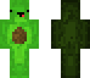 Beautiful Derpy Avocado | Minecraft Skin