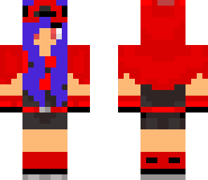Team MAGMA grunt girl | Minecraft Skin