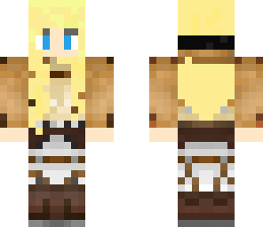 Christa Renz With Long Hair | Minecraft Skin