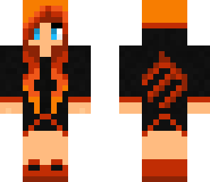 Lava Girl | Minecraft Skin