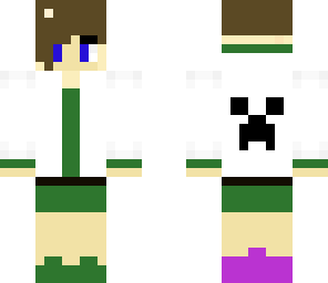 really big creeper tomboy | Minecraft Skin