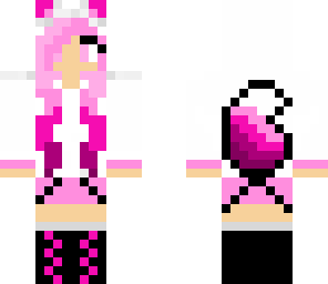 pink fox | Minecraft Skin