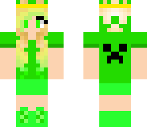 creeper queen | Minecraft Skin