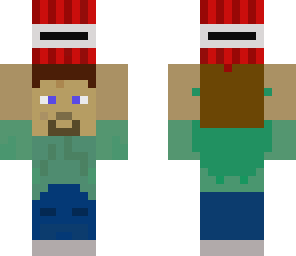 steve holding tnt | Minecraft Skins
