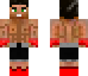 box musculoso boxeador peleador | Minecraft Skins