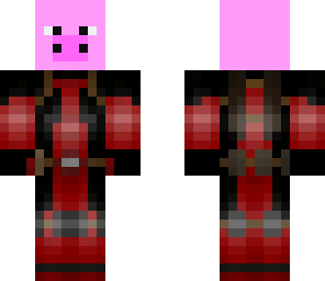 deadpool pig | Minecraft Skin
