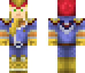 Maskless Captain Falcon | Minecraft Skin