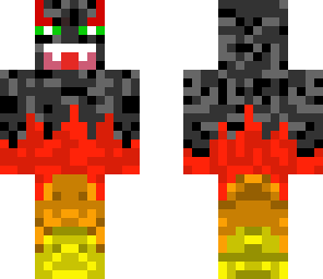 Fire Demon | Minecraft Skin