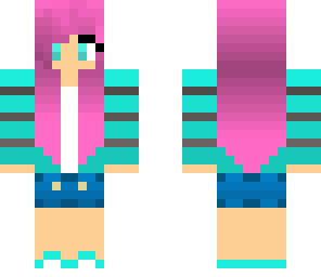 rosa cabello | Minecraft Skins