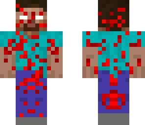 half dead Herobrine | Minecraft Skin