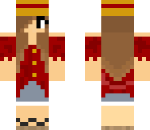 female luffy | Minecraft Skins
