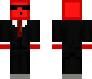 Secret agent Slime | Minecraft Skin