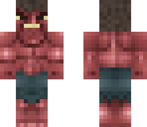 Red hulk | Minecraft Skin