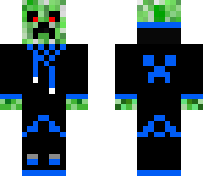 Blue Creeper | Minecraft Skin