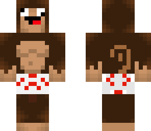 derpy monkey with Underwear | Minecraft Skin