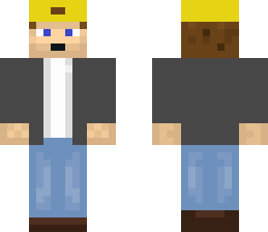 Mask - hat man | Minecraft Skin