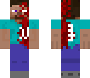 Half Steve Half Herobrine | Minecraft Skin