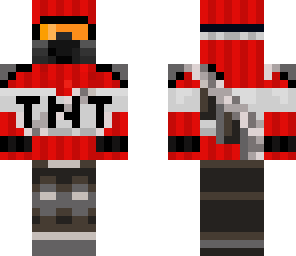 TNT Soldier Upgraded | Minecraft Skin