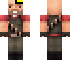 Heavy TF2 Tipped Lid | Minecraft Skin