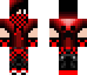 red emo kid | Minecraft Skin