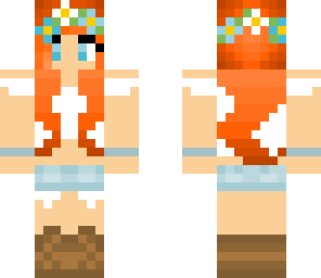 cute ginger girl | Minecraft Skin