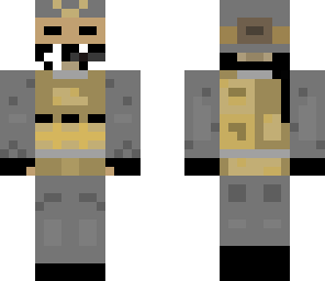 Army Wolf Grey Kit | Minecraft Skin