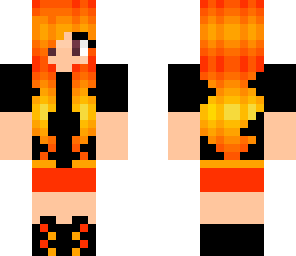 Lava Girl | Minecraft Skin