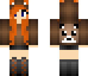 redhead grizzly bear | Minecraft Skin