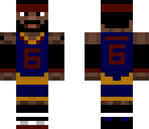 Lebron James Blue Cavs | Minecraft Skin