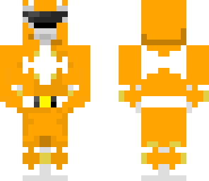 Orange Carnotaurus Ranger | Minecraft Skin