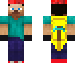 Steve With Cape | Minecraft Skins