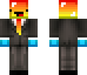 RAINBOW Derp in a Suit | Minecraft Skin