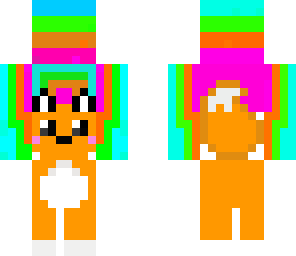 rainbow cat | Minecraft Skin