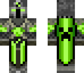 Knight Creeper Green | Minecraft Skin