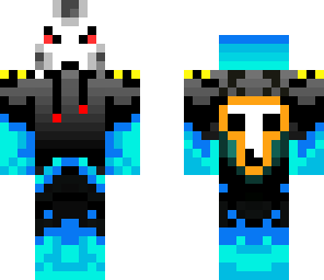 blue fire | Minecraft Skins