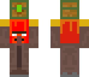 infected villager final | Minecraft Skin