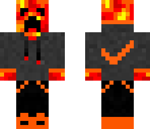 Lava Creeper | Minecraft Skin