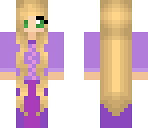 Rapunzel From Tangled | Minecraft Skin
