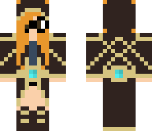Cute Wizard Girl | Minecraft Skin