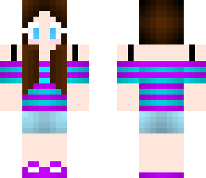 Cute Pixel Girl | Minecraft Skin