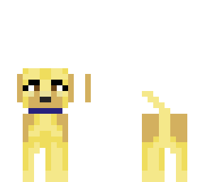 Yellow Labrador | Minecraft Skin