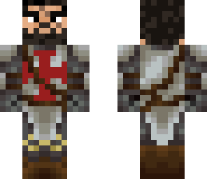 Templar Beard and Scar | Minecraft Skin