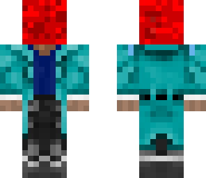 Steve with Redstone block | Minecraft Skin