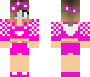 cute pink maid | Minecraft Skin