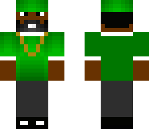 gta 5 green gang member | Minecraft Skin