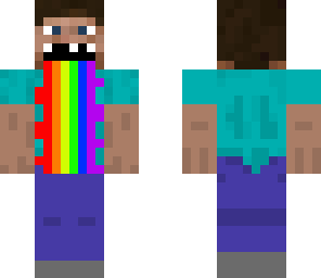 RAINBOW BARF | Minecraft Skin