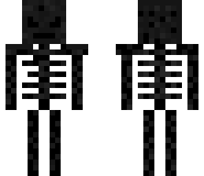 angry wither skeleton | Minecraft Skin