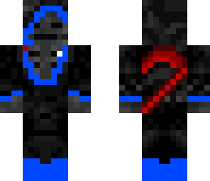 blue wither skeleton | Minecraft Skin