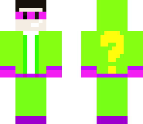 Old school riddler | Minecraft Skin